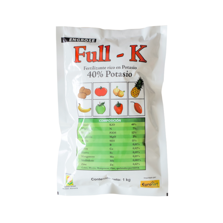 Full K: fertilizante potásico para mayor calidad y producción.