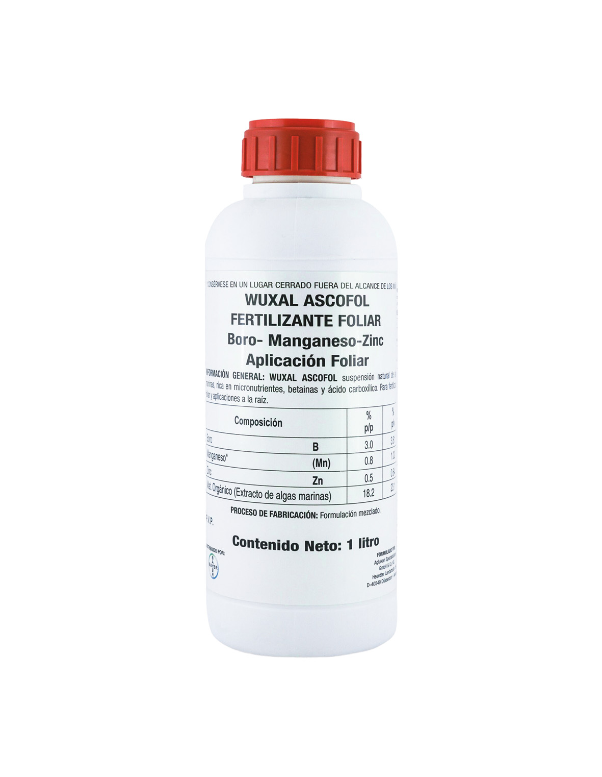 Wuxal Ascofol fertilizante foliar: estimula crecimiento y resistencia