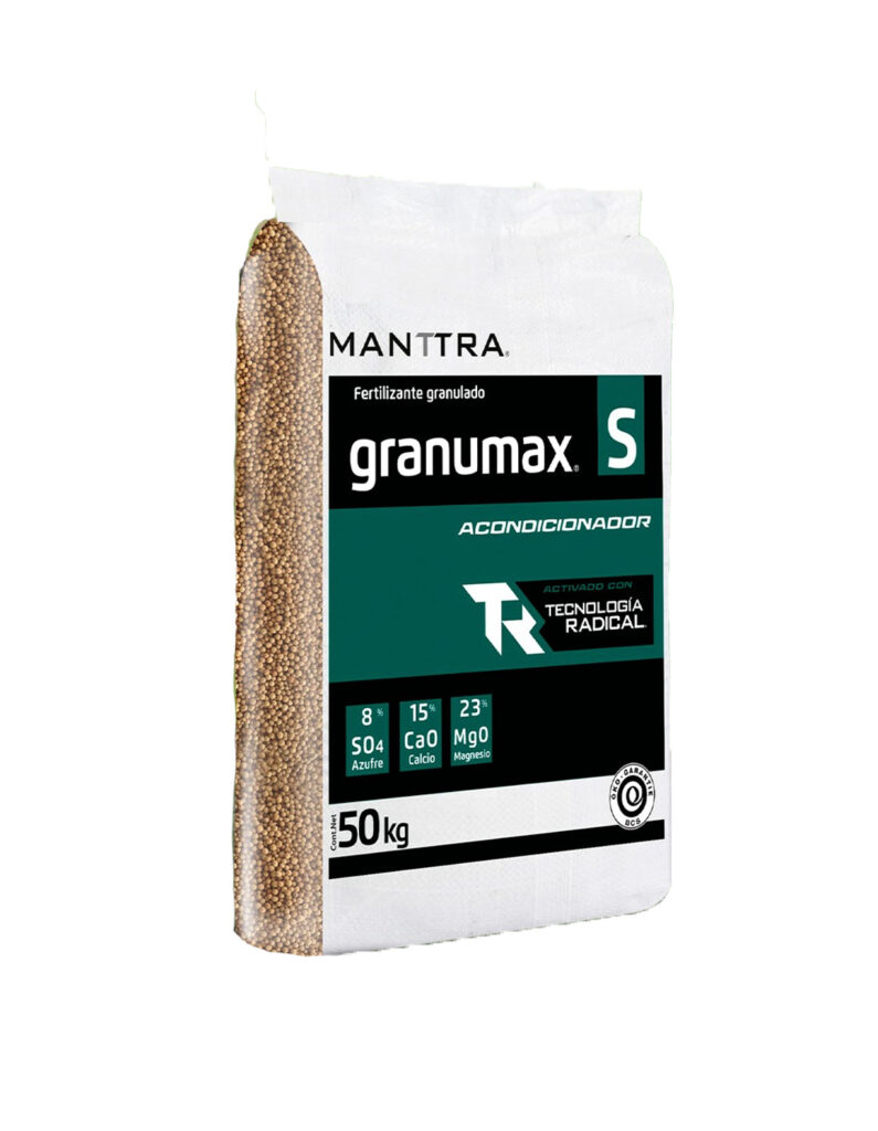 Granumax 2.1: fertilizante granular para nutrición y crecimiento.