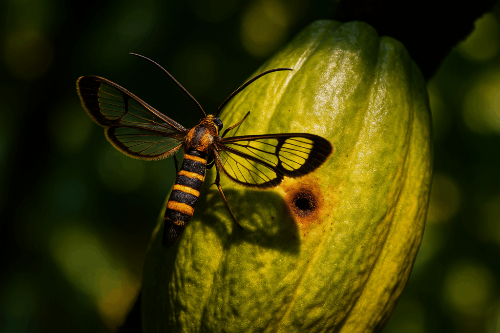 🪳 Como Reconocer y plan de manejo para la plaga polilla del cacao ...